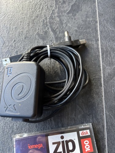 iomega ZIP 100 USB Disk Drive Z100USB external vintage retro storage ...