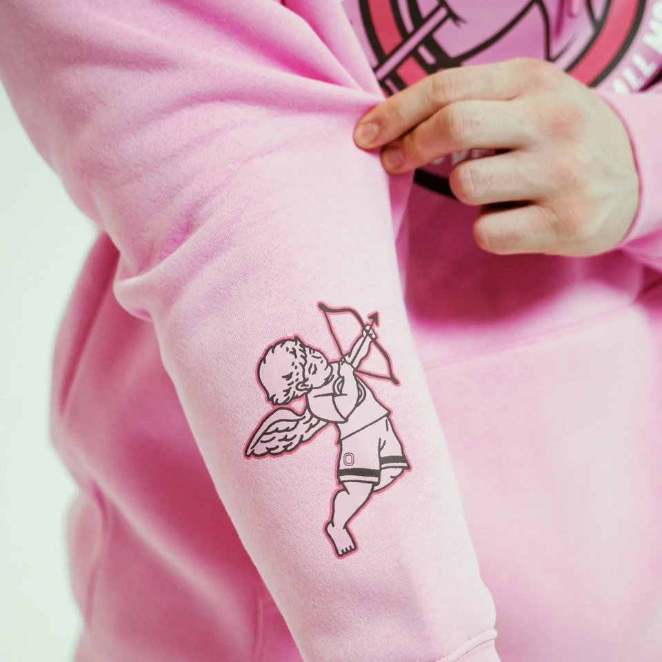 OVERTIME - ADULT HOODIE - I LOVE BASKETBALL HOODIE - PINK - SIZE S ...