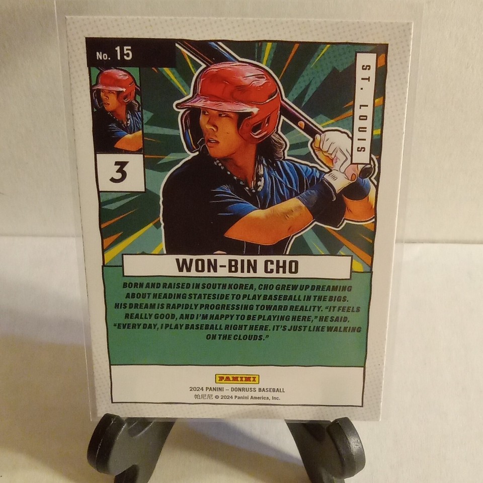2024 Donruss Baseball Diamond Marvels 15 Won-Bin Cho, St. Louis ...