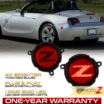 Full LED Side Marker Lights Fender Lamp For 2003-2008 BMW Z4 E85 E86 ...