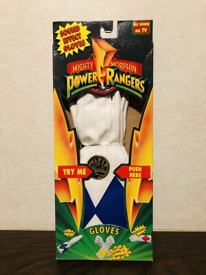 Rare Vintage Original Power Ranger Gloves! Blue Ranger! 1994! Sealed ...