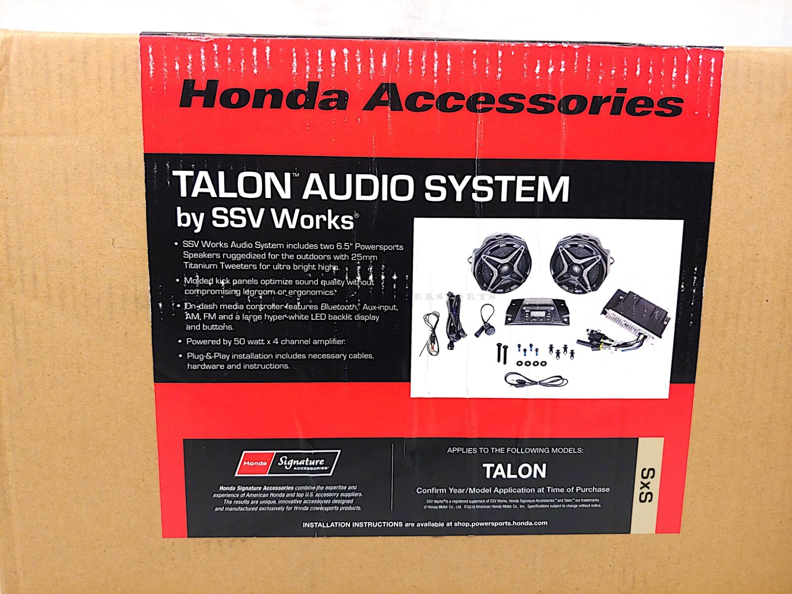 Genuine Honda Audio System Talon 1000R 1000X X-4 Stereo Speaker Amp # ...