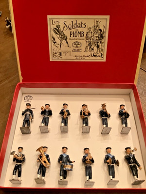 CBG Mignot Lead Toy Soldier WW1 FRENCH NAVAL SAILOR BAND Mint 54mm | eBay