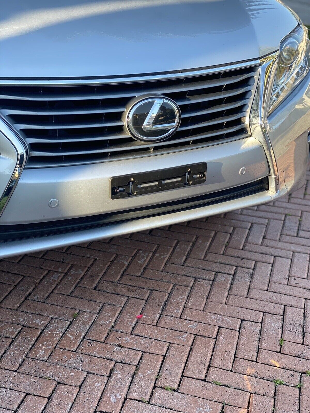 Front License Plate Tag Holder Mount Adapter Bumper Kit Bracket for ...