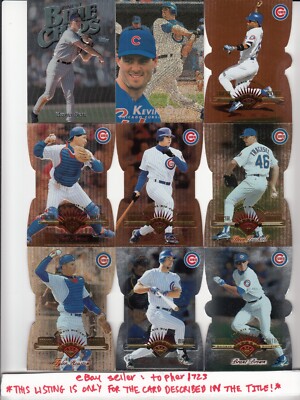 (ML) 1997 Leaf Fractal Matrix X-Axis Die-Cut SCOTT SERVAIS #66 Cubs | eBay