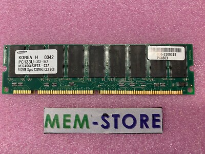 M374S6453ETS-C7A 512MB 133MHz PC133 ECC UDIMM RAM Gigabyte GA-8IDMR ...