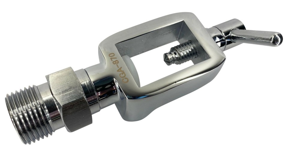 Oxygen Transfill Adaptor CGA870 to CGA540 Medical Aviation Scuba EMS ...