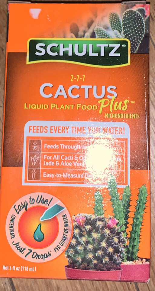 Schultz Cactus Plus 2-7-7 liquid Plant Food, 4-Ounce for sale online | eBay