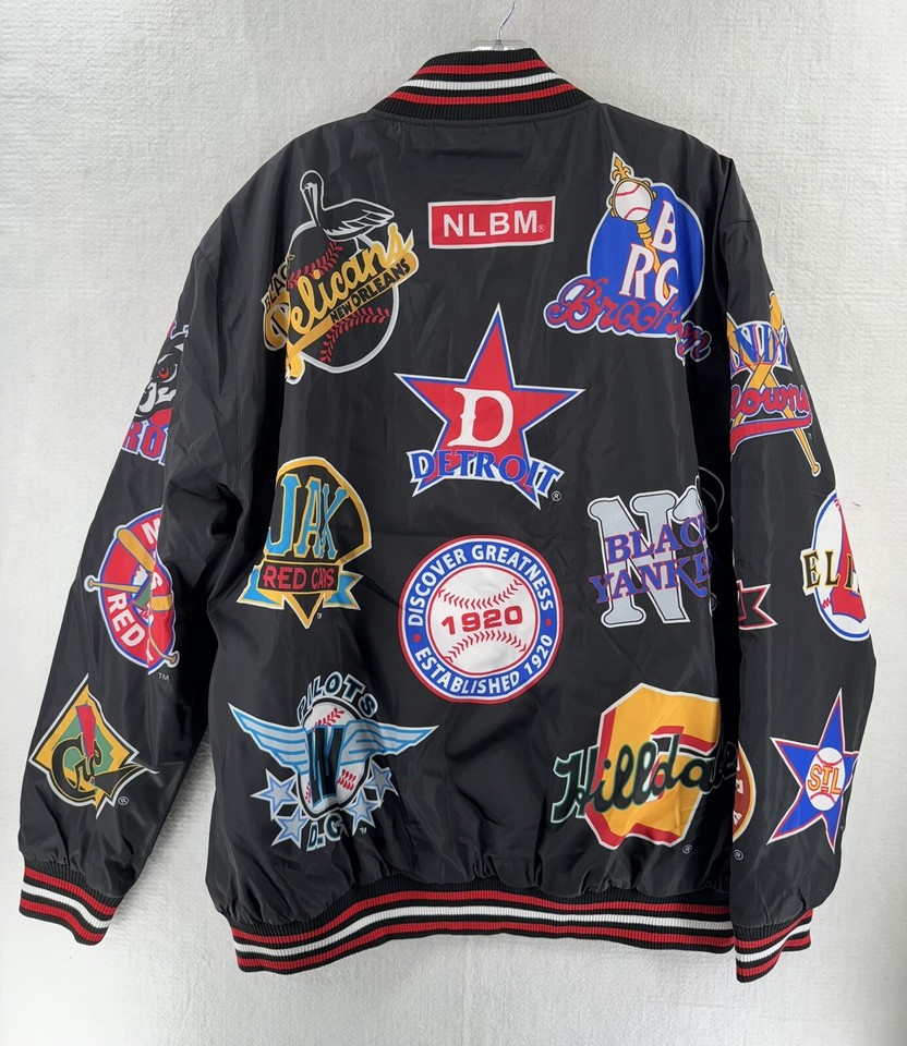 NLBM Negro Leagues Basketball Museum All Star Bomber Jacket 2XL Big Boy ...
