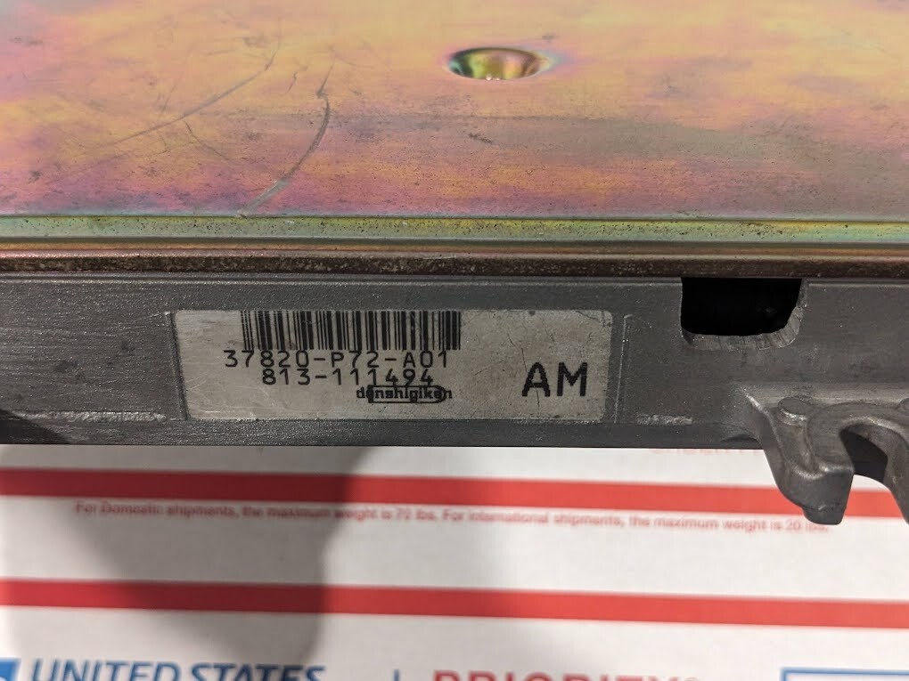 92-95 ACURA INTEGRA GS-R P72-A01 OBD1 5 Speed VTEC S300 Ready ECU ...