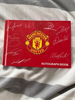 Manchester United Autograph Book *happy to listen to offers* | eBay