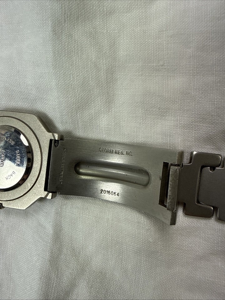 Vintage STORM Camera Shutter Watch Men Stainless Steel Quartz New ...