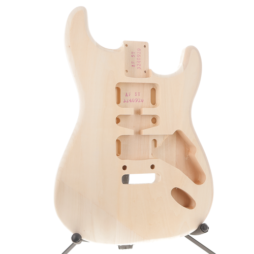 Stratocaster Body Unfinished Poplar HSH Strat Body Partscaster Build ...