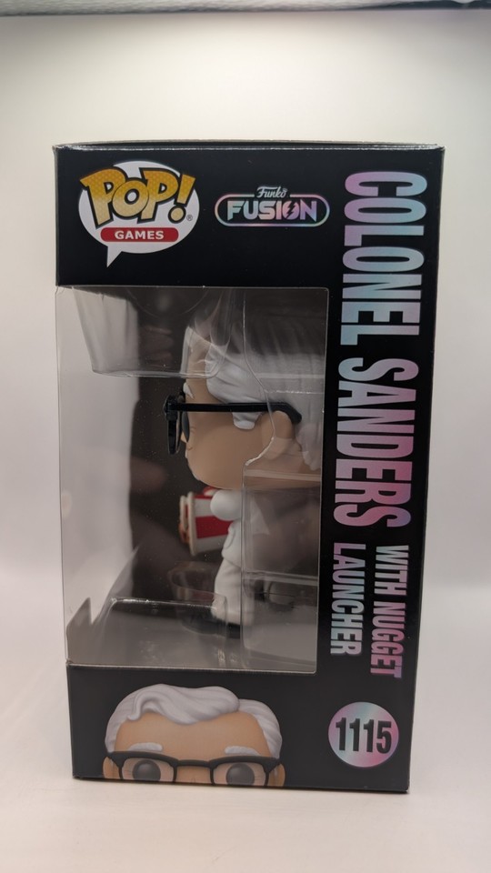 Funko Pop! COLONEL SANDERS w/ Nugget Launcher #1115 Funko Fusion w ...