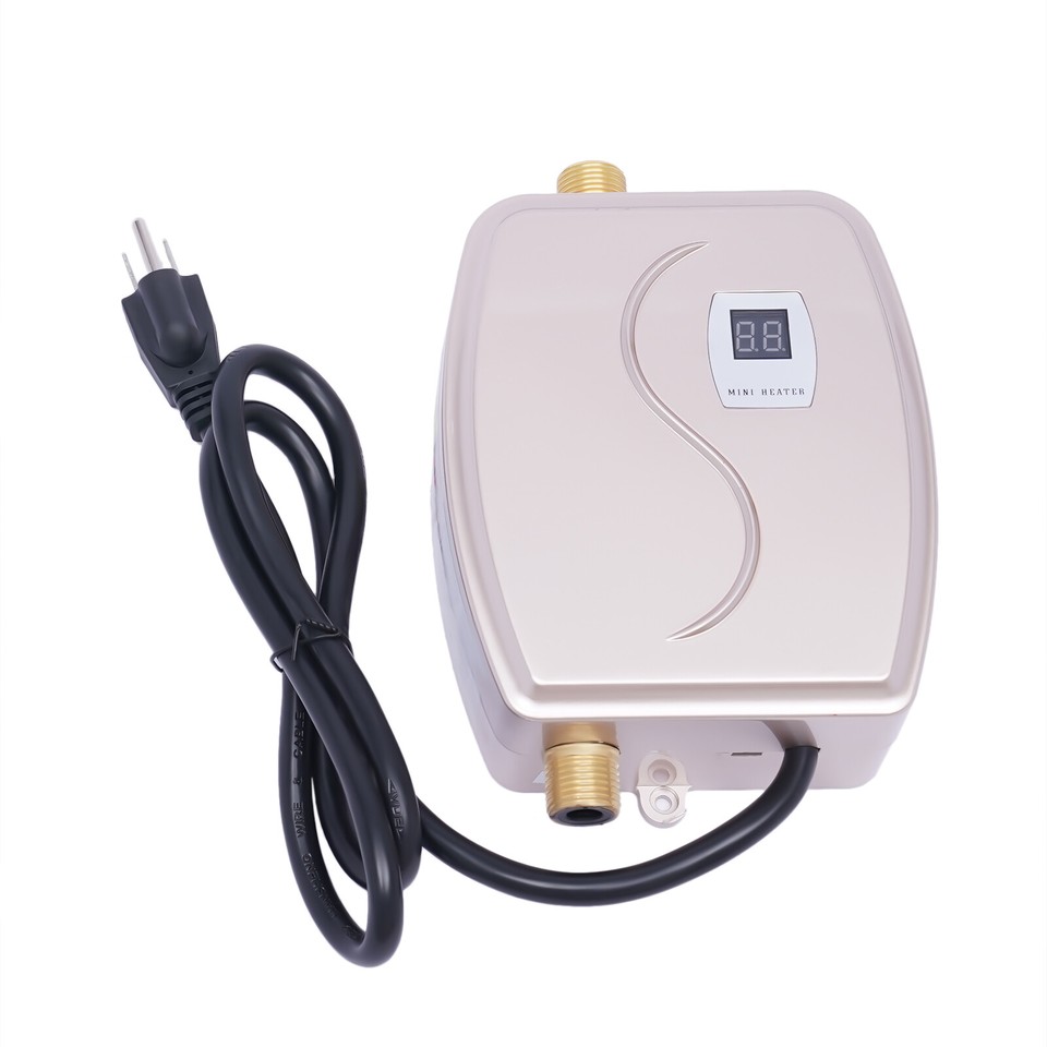 Electric Water Heater Small Instant Hot Water Heater Under Sink Plug in ...