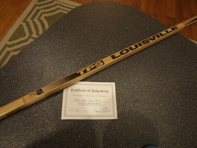 ADAM OATES HOF SIGNED TPS LOUISVILLE HOCKEY STICK w/COA | eBay