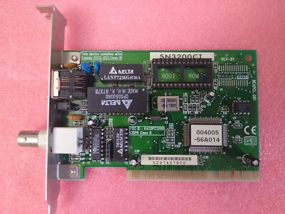 Realtek SN3200CT PCI Network Card with BNC Connector | eBay