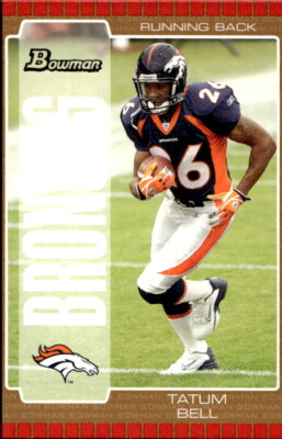 2005 Bowman Tatum Bell Bronze 96 Denver Broncos | eBay