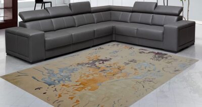 Wool Plain Hand Tufted Rug/Carpet for Multipurpose Use (Size:8x5 Feet ...