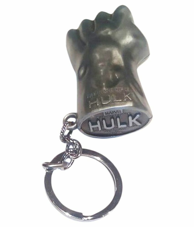 Marvel Comics * Hulk Fist Pewter Keychain * Pewter Key Chain Clip | eBay