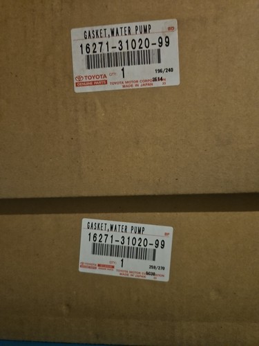 Two 16271-31020-99 Oem Toyota Lexus GS LS IS RC 350 3.5L V6 Water Pump ...