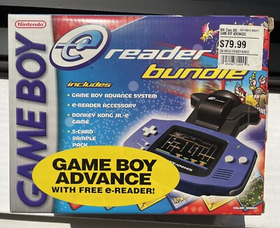 Gameboy Advance eReader Bundle New Sealed GBA Game Boy Advance E Reader ...