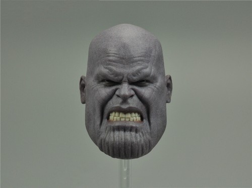Hottoys HT MMS529 1/6 Scale Avengers: Endgame Thanos Angry Head Sculpt ...