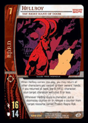 VS System: Hellboy, The Right Hand of Doom [Played] Dark Horse Comics ...