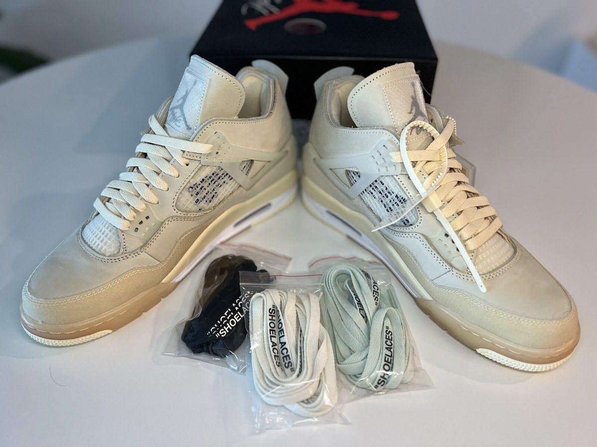 Size 12 W (10.5 M) - Jordan 4 SP x Off-White Mid Sail W Size 12 W (10.5 M) - Jordan 4 SP x Off-White Mid Sail W