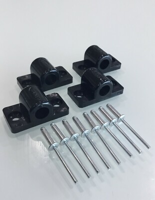 4 Pack - Ute Bar Nylon Black Bracket - Tonneau Bow Support Clips | eBay ...