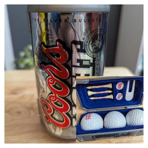 Coors Light Plastic Can The Silver Bullet 2002 Golf 3 Ball Set Divot ...