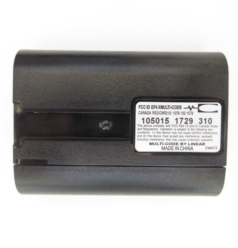 Stanley 1050 Gate Garage Door Remote 310MHz 10 DIP by Linear 105015 ...