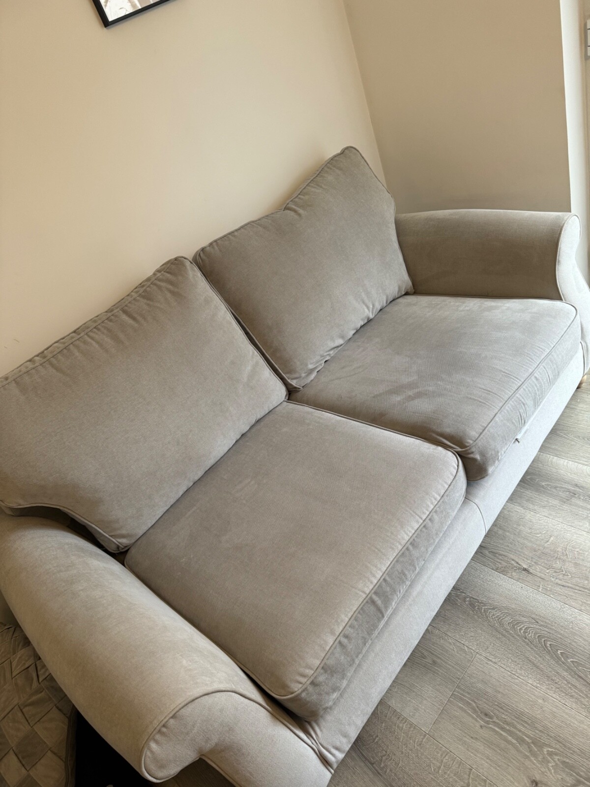 2 x grey 3 seater sofas , slightly used, Next Home Ashford Sofa | eBay UK