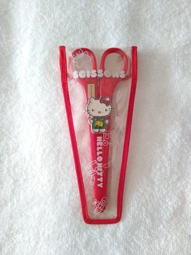 RARE 1976 Vintage Sanrio Scissors Hello Kitty With Red Case & Cover HTF | eBay