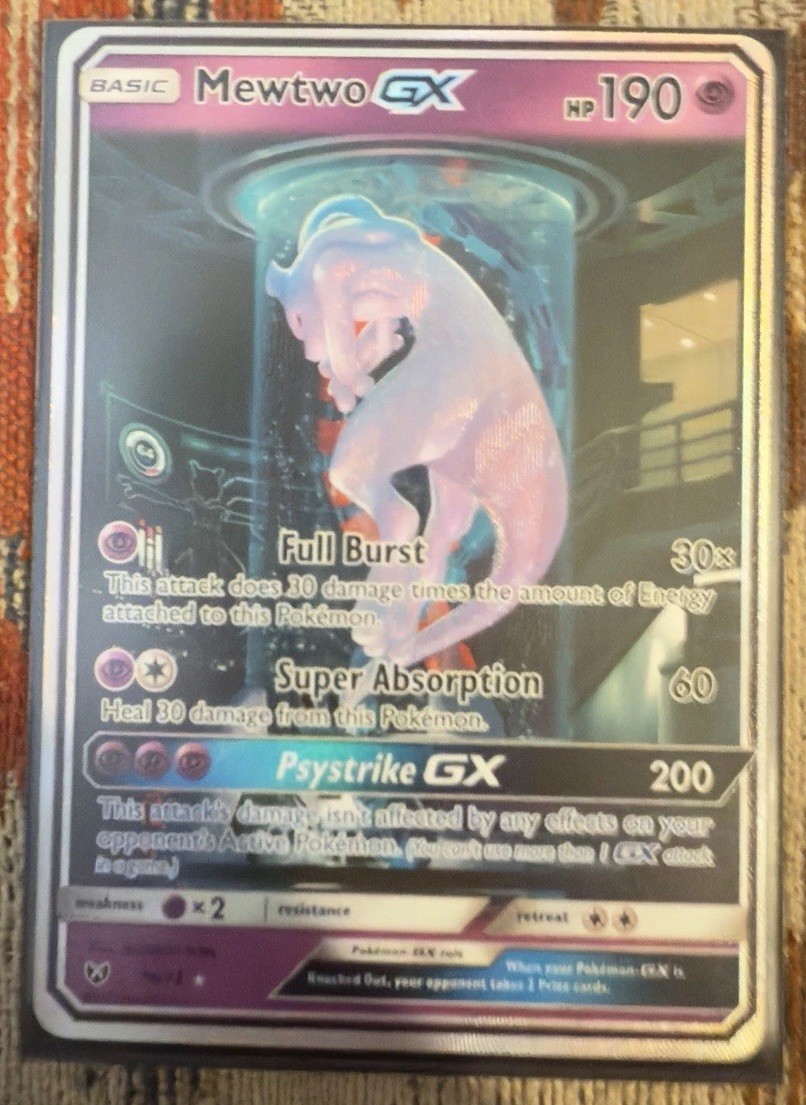 Mewtwo GX 2017 Sun & Moon: Shining Legends #78/73 Holo (Secret Shining ...