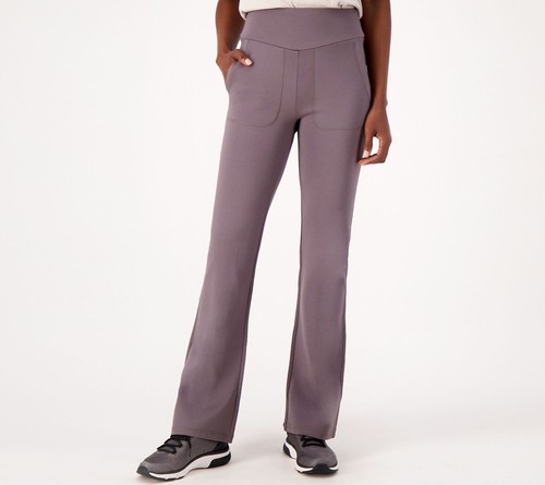 zuda Women's Pants Sz 2XS (XXS) Ponte Yoga Pant Gray A519351 | eBay