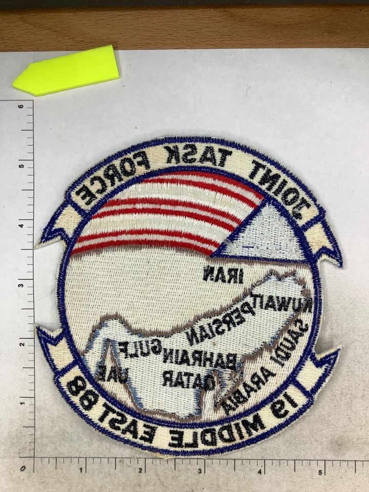 US NAVY JOINT TASK FORCE 1988 MIDDLE EAST PATCH | eBay