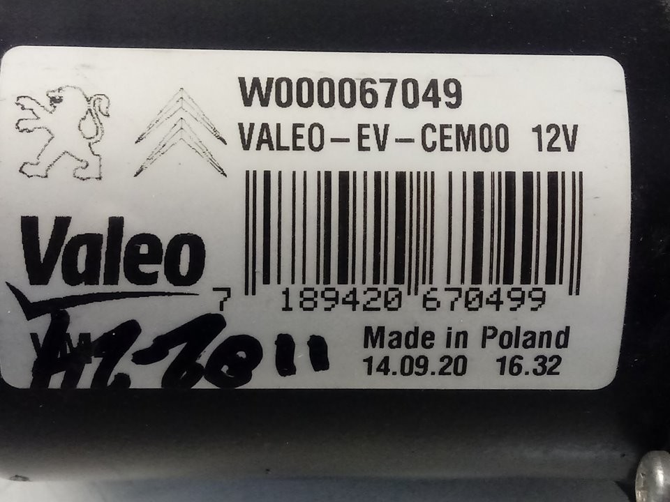 9808465280 VORDERER WISCHERMOTOR / 6912153 FÜR OPEL VIVARO COMBI 1.5 ...