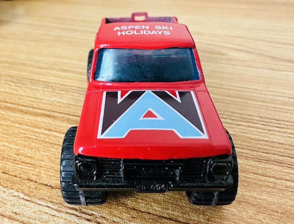 Matchbox Mini Pick Up – Aspen Ski Holidays - 1981 Colorado 4x4 Truck | eBay