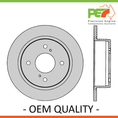 1x New *PROTEX* Rotor - Rear For NISSAN PINTARA R31 4D Wagon RWD ...