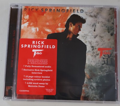 Rick Springfield Tao CD new Rock Candy Records Reissue | eBay