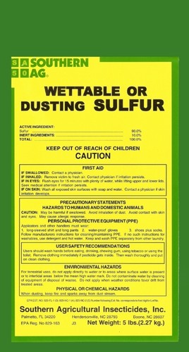 Wettable Dusting Sulfur Powder - 5 Lbs. | eBay