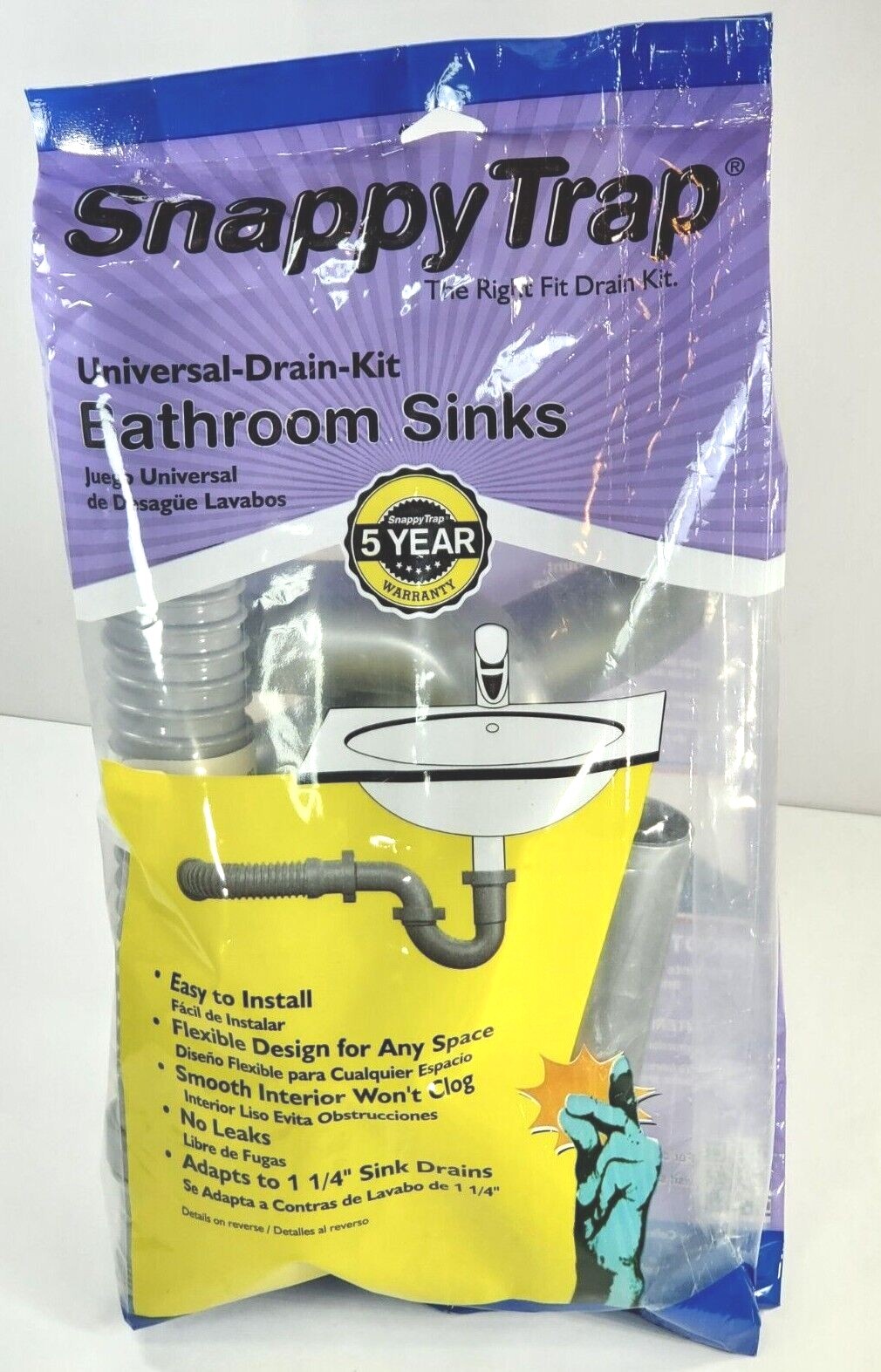 Coflex SNAPPY TRAP Universal Drain Kit for Bathroom Sinks (DK-105) | eBay