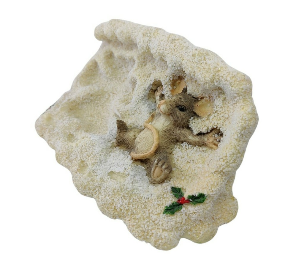 Charming Tails Maxine Making Snow Angels Figurine Silvestri Dean Griff ...