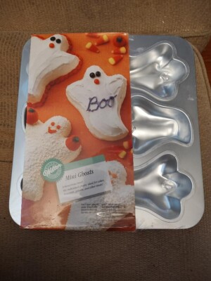 Wilton 1991 Mini Ghost Cake Pans 2105-3845 Still Factory Sealed | eBay