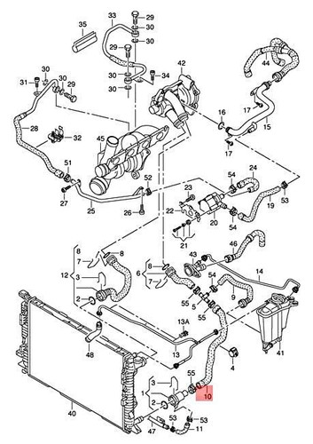 NEW AUDI Q5 8RB COOLANT HOSE 8R0121055K 13-15 ORIGINAL | eBay