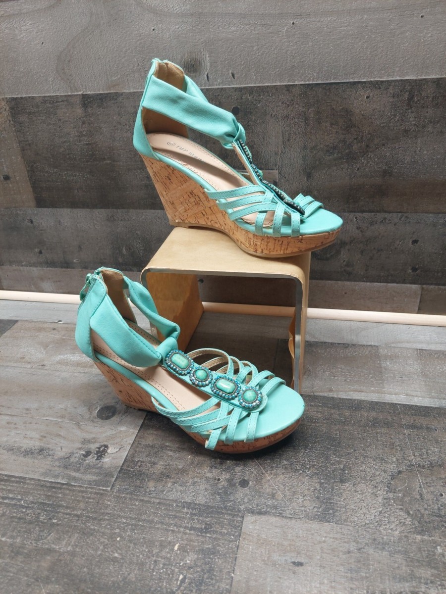 6 Inch Wedge High Heels High Heel Sandals Woman Heel 6 Cm White