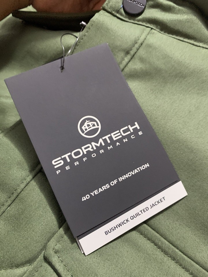 NWT 🌺 STORMTECH Performance Men's Bushwick Quilted Jacket BXQ-1 Green XL $170 | eBay