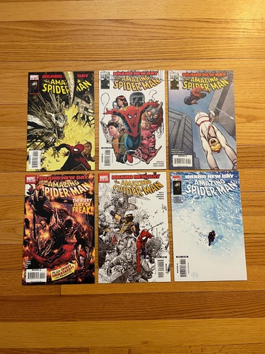 AMAZING SPIDER-MAN #554 #555 #556 #557 #558 #559 MARVEL COMICS NM 2008 ...