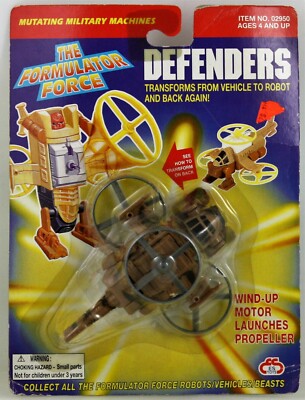 THE FORMULATOR FORCE DEFENDERS TRANSFORMS FROM VEHICLE TO ROBOT ESTOYS ...